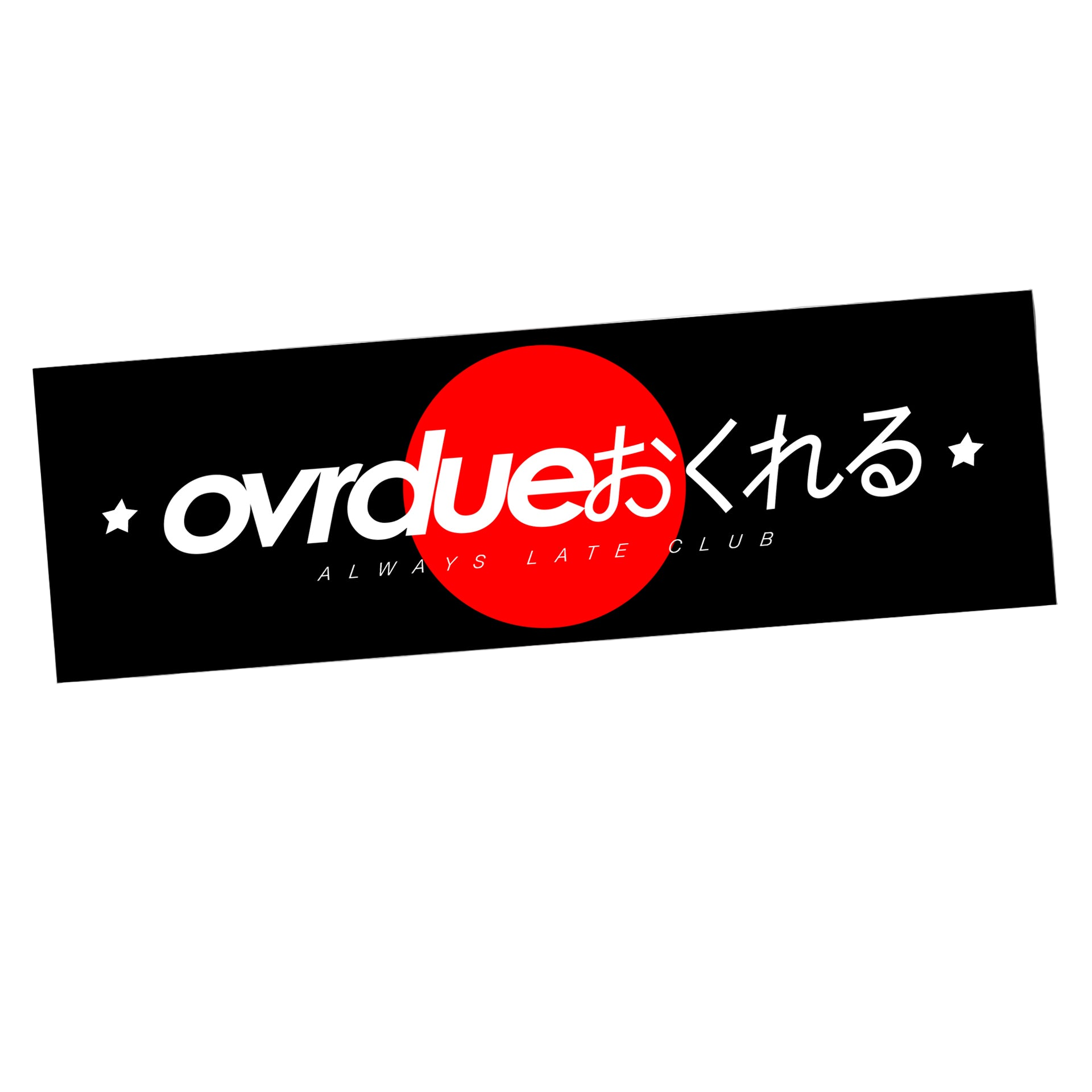 RISING SUN BOX LOGO SLAP - Bumper Sticker – Ovrdue